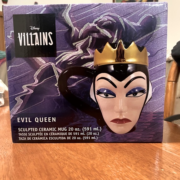 Disney | Dining | Disney Villains Evil Queen Sculpted Ceramic Mug ...